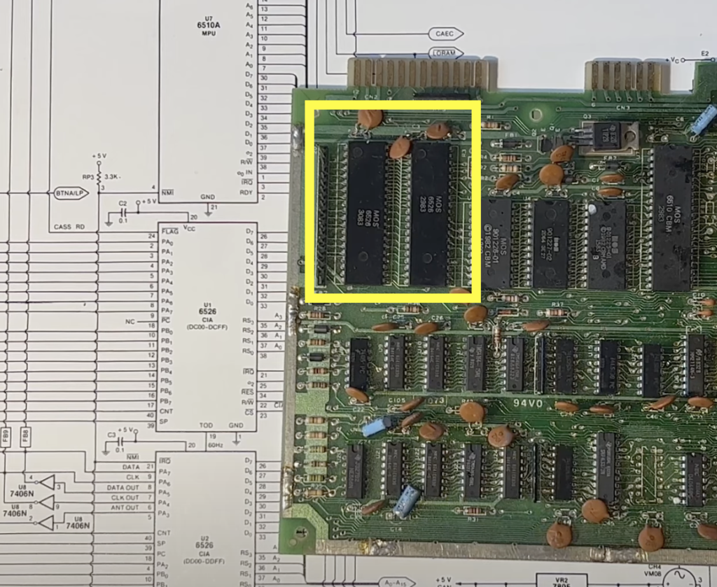 C64 a Fondo – 6502 vs 6510 Parte 8 – MOS 6526 CIA Interfaz con ...