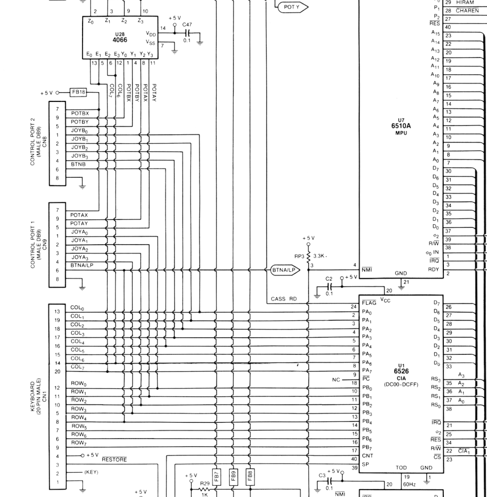 C64 a Fondo – 6502 vs 6510 Parte 8 – MOS 6526 CIA Interfaz con ...